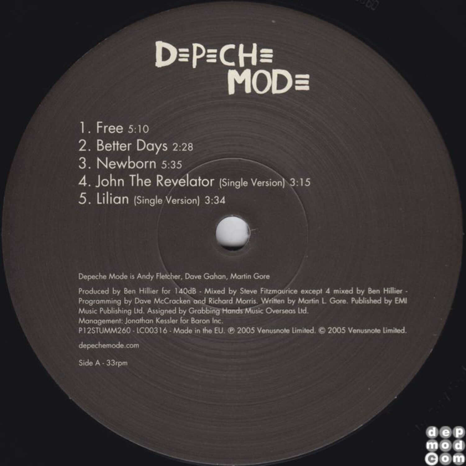 The 12″ Singles | Playing The Angel — Depeche Mode Discography